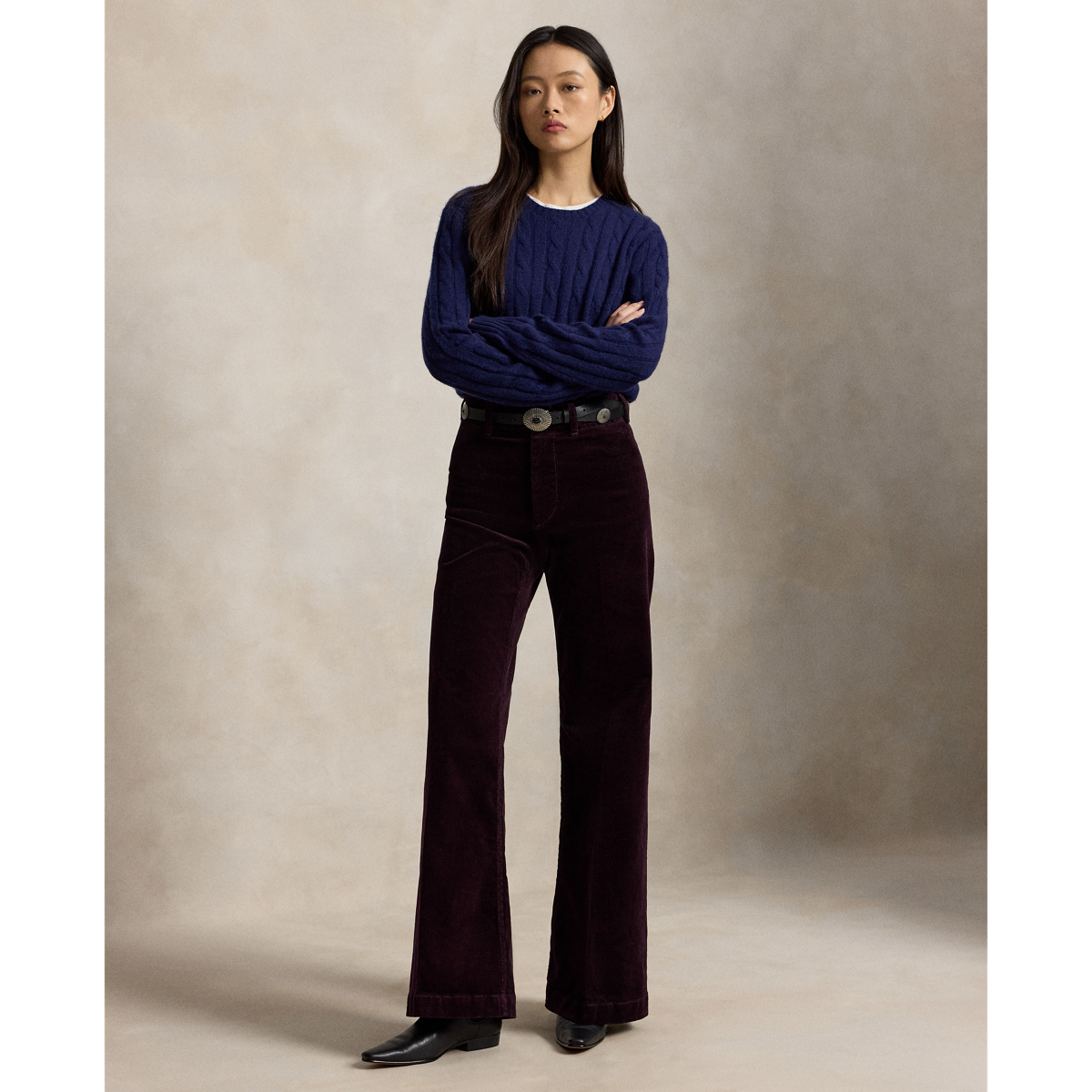 RALPH LAUREN Ralph Lauren Beaton Corduroy Flared Trousers